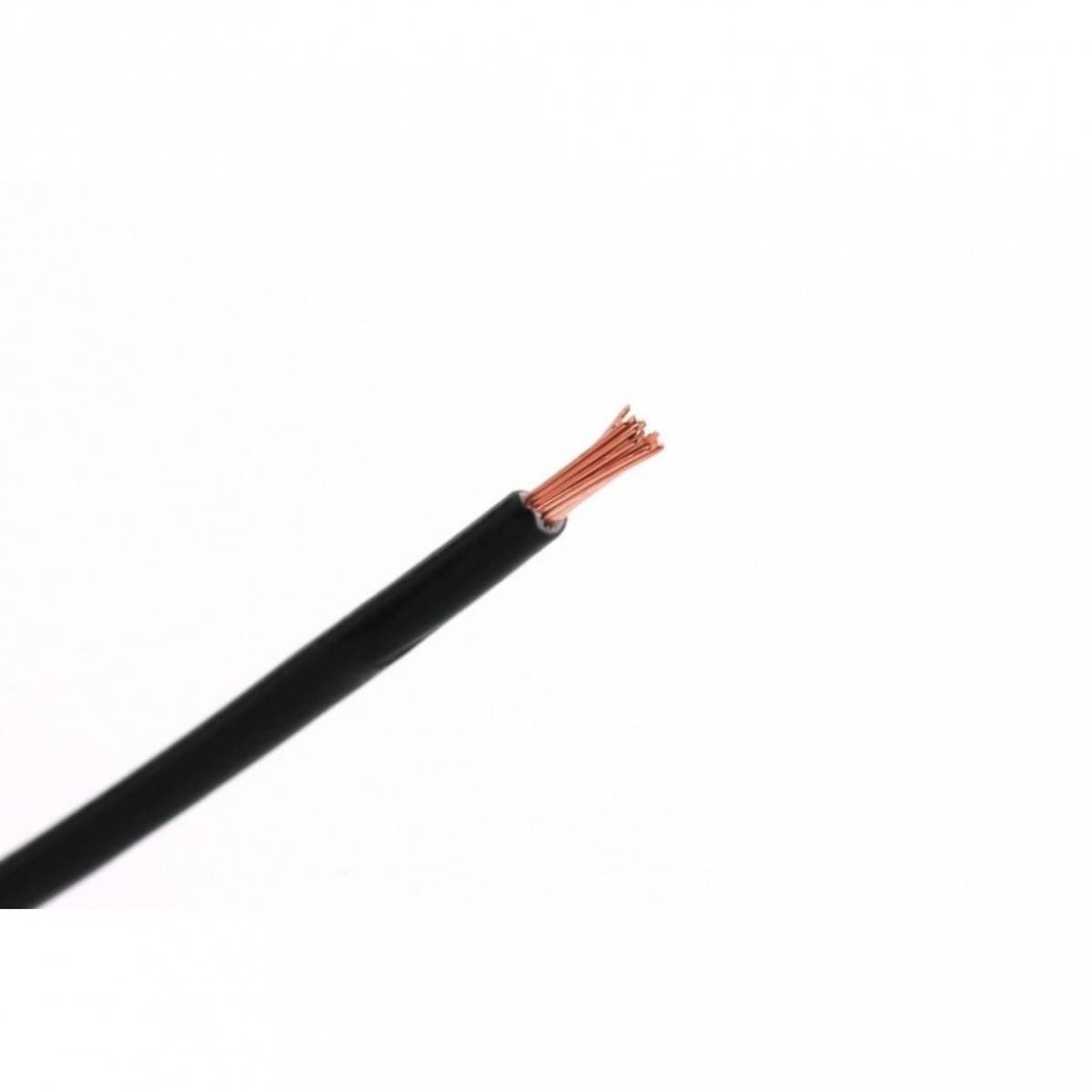 Kjøp Enkeltkabel 6mm2 svart - 5 Meter hos oss på nett